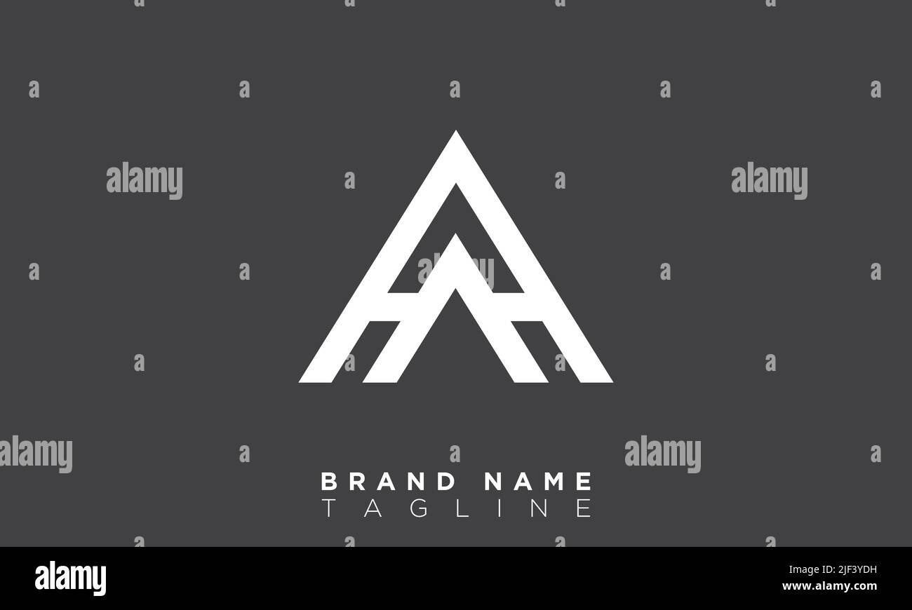 AA Alphabet letters Initials Monogram logo Stock Vector Image & Art - Alamy