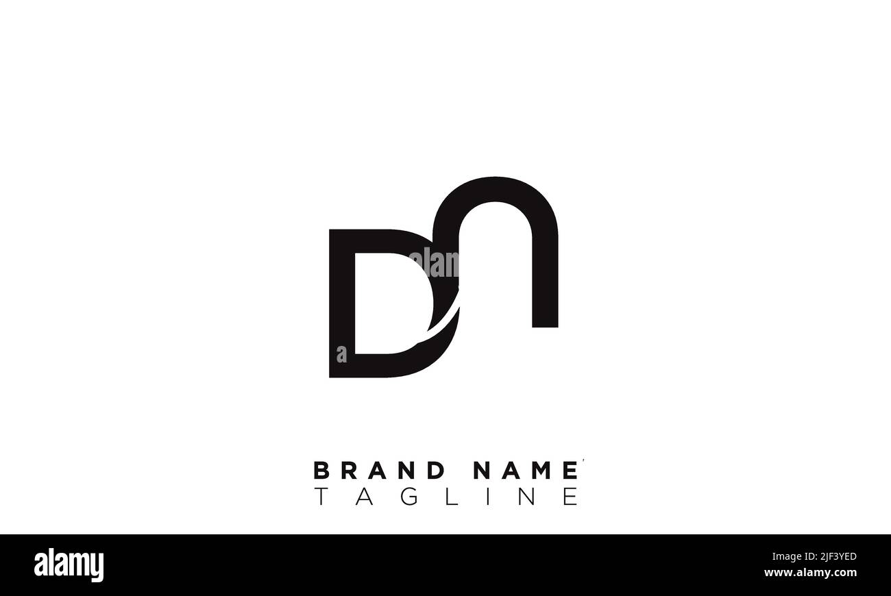 DN Alphabet letters Initials Monogram logo Stock Vector Image & Art - Alamy