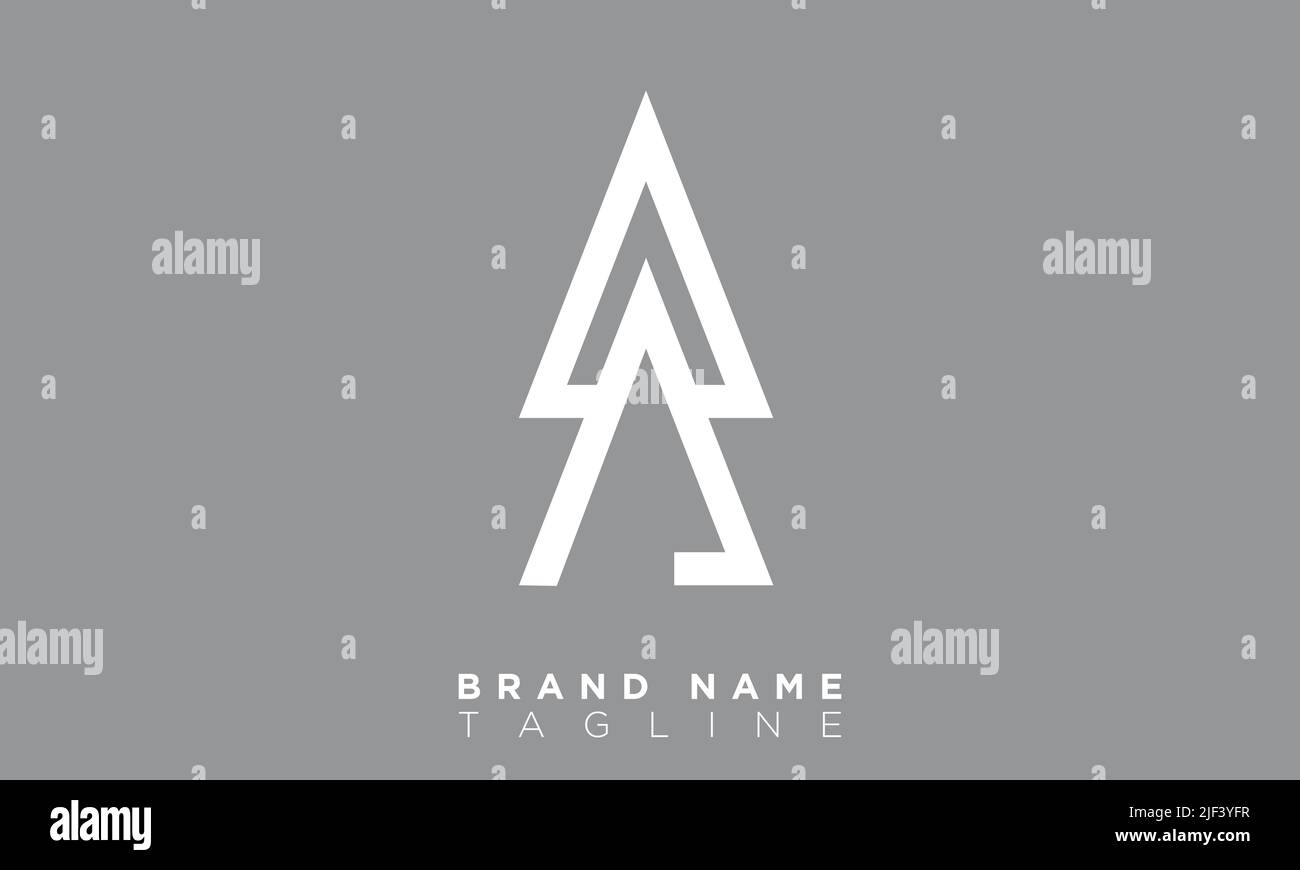 AA Alphabet letters Initials Monogram logo Stock Vector Image & Art - Alamy