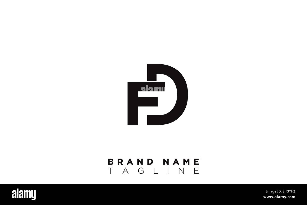 FD Alphabet letters Initials Monogram logo Stock Vector Image & Art - Alamy