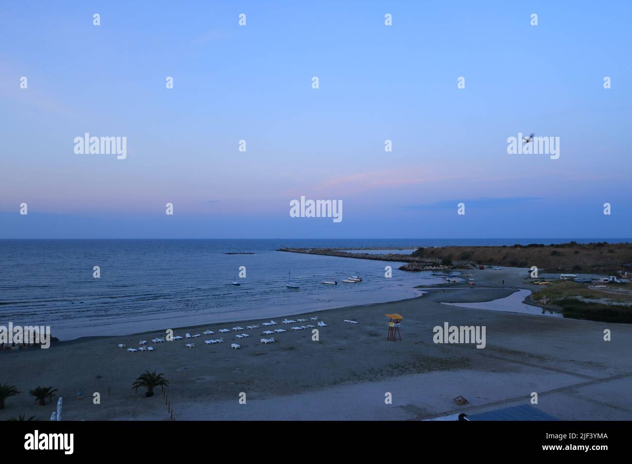 Aerial view of Constanta/Mamaia, popular tourist place and resort on ...
