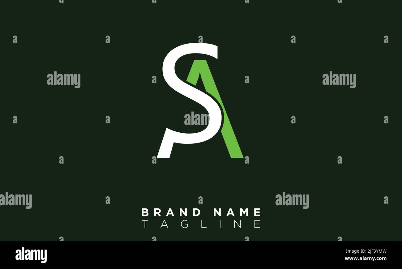 SA Alphabet letters Initials Monogram logo Stock Vector Image & Art - Alamy