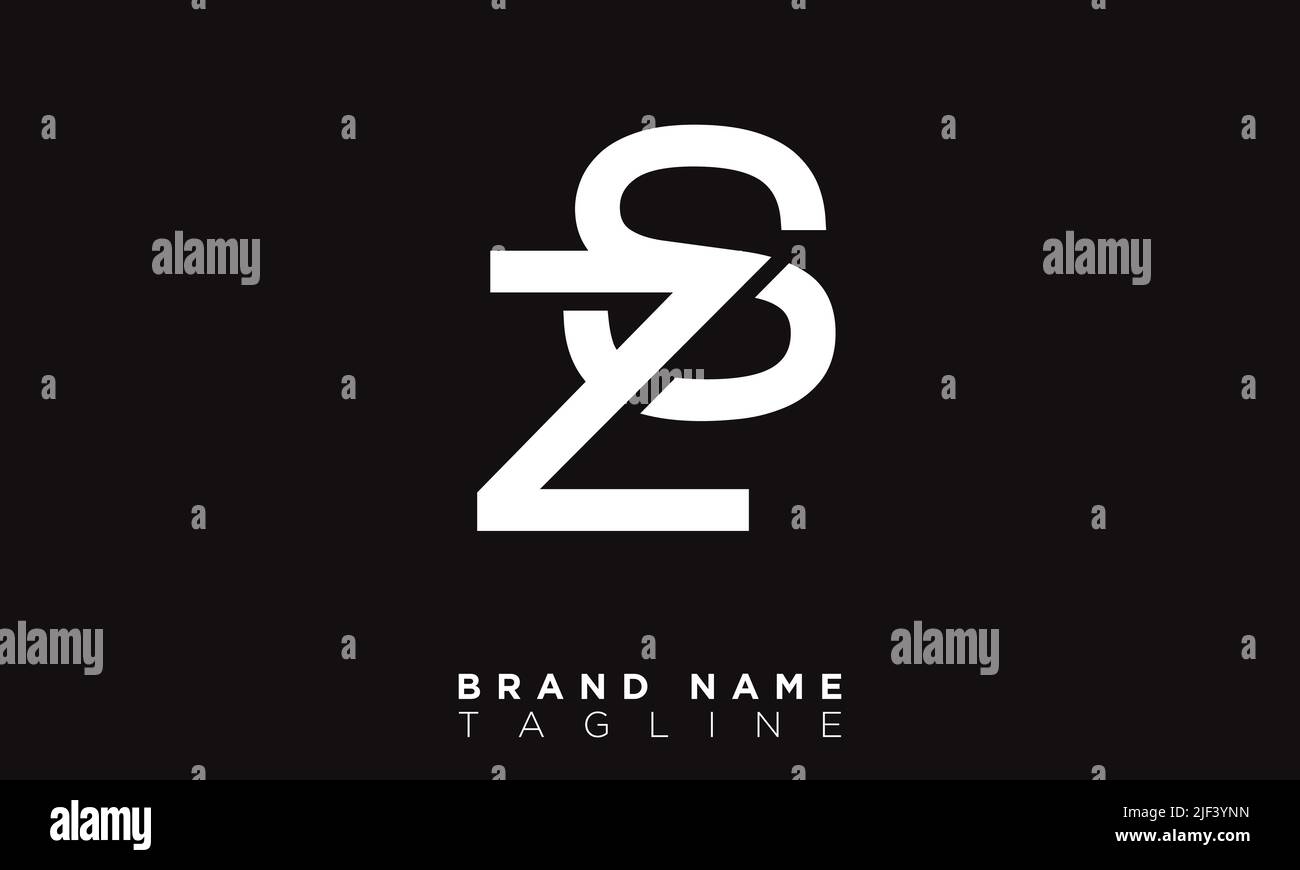 ZS Alphabet letters Initials Monogram logo Stock Vector Image & Art - Alamy