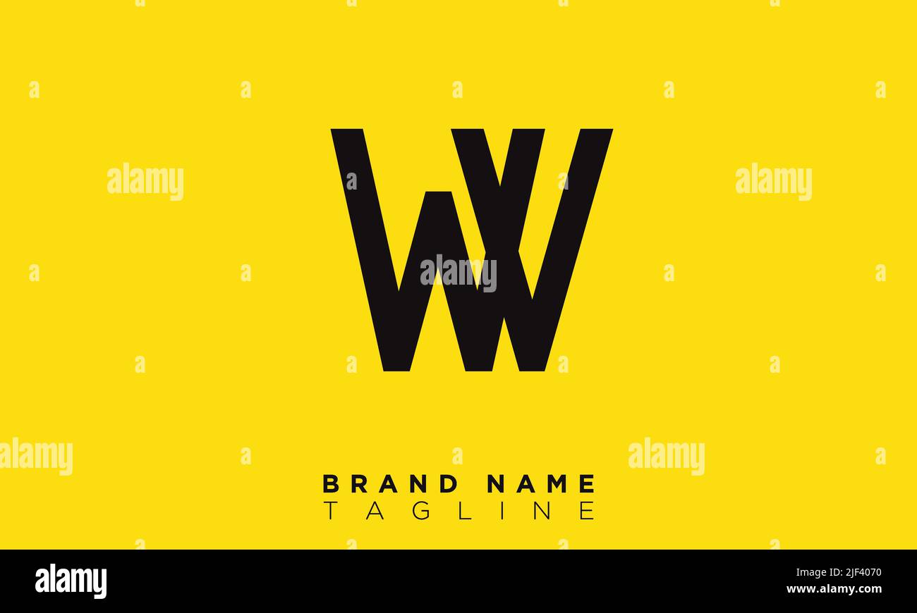 WV Alphabet letters Initials Monogram logo Stock Vector Image & Art - Alamy