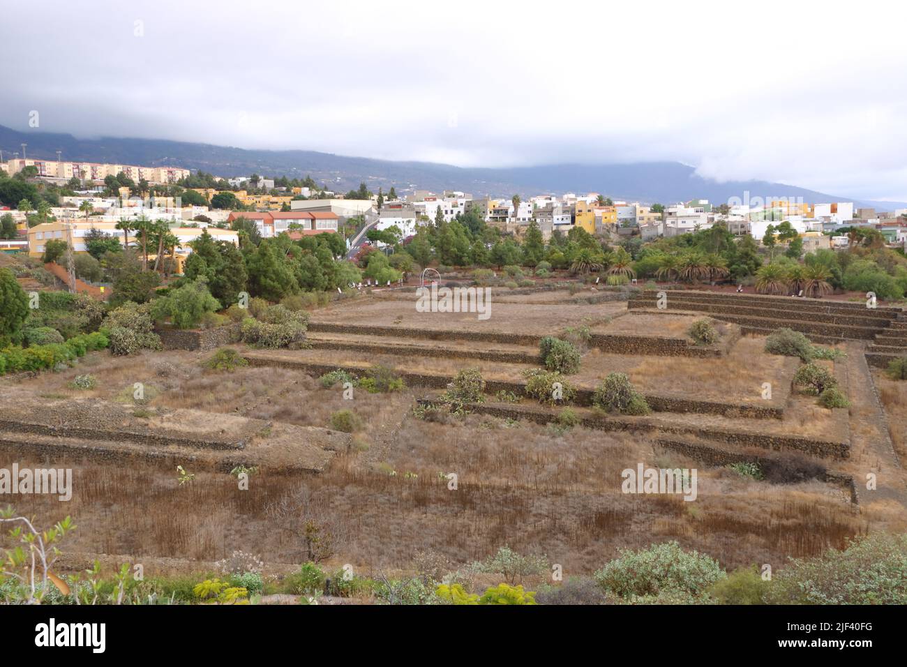 Ancient Guanche Guimar Pyramids in Tenerife Island Stock Photo - Alamy