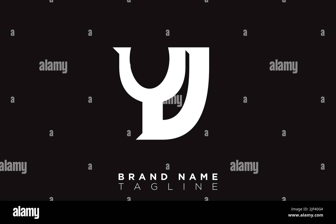 YJ Alphabet letters Initials Monogram logo Stock Vector Image & Art - Alamy