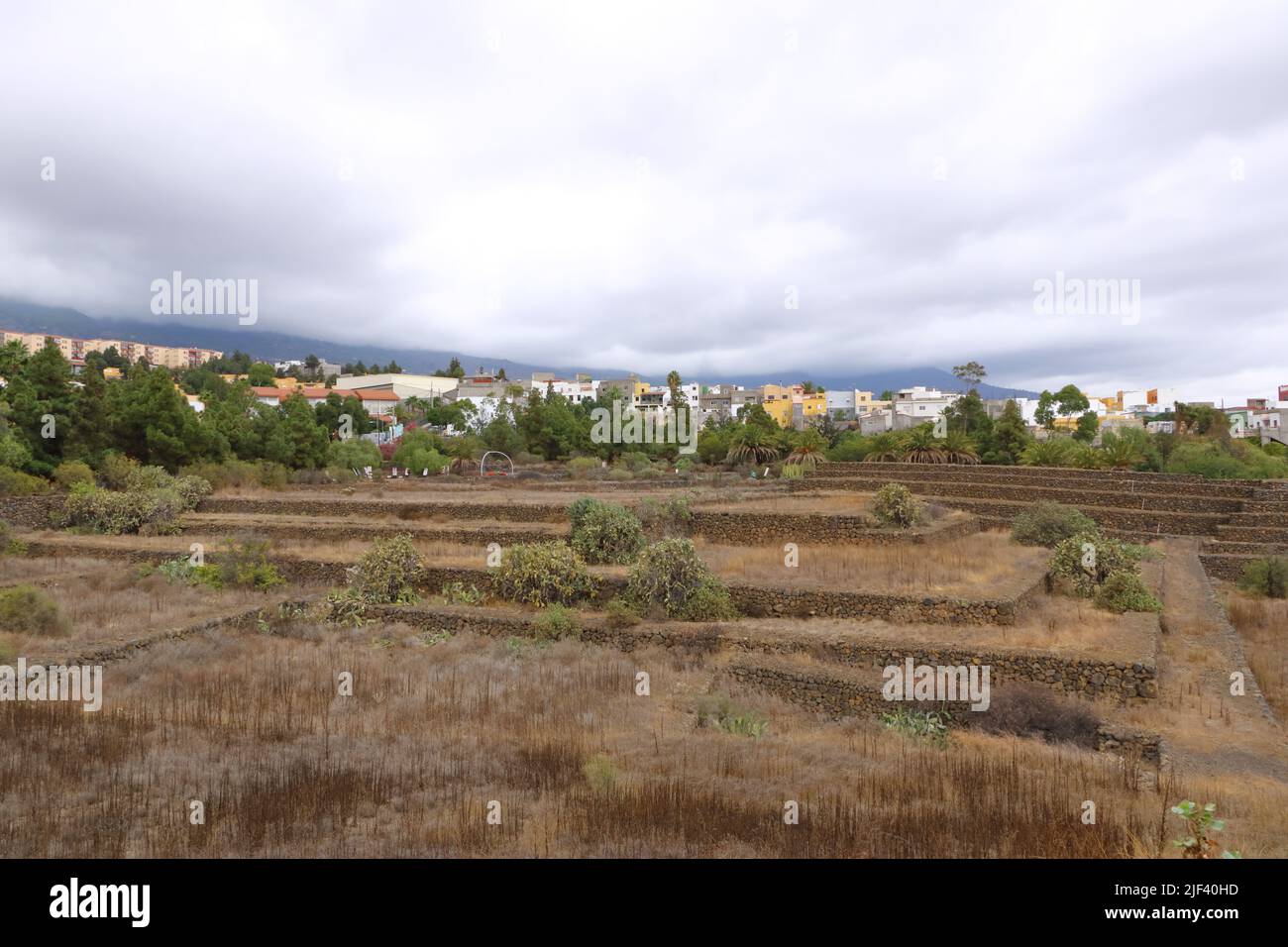 Ancient Guanche Guimar Pyramids in Tenerife Island Stock Photo - Alamy