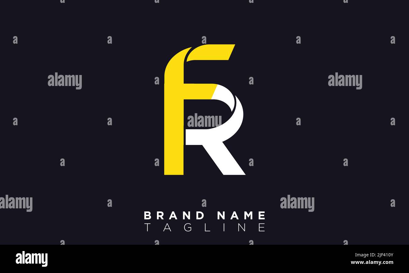 FR Alphabet letters Initials Monogram logo Stock Vector Image & Art - Alamy