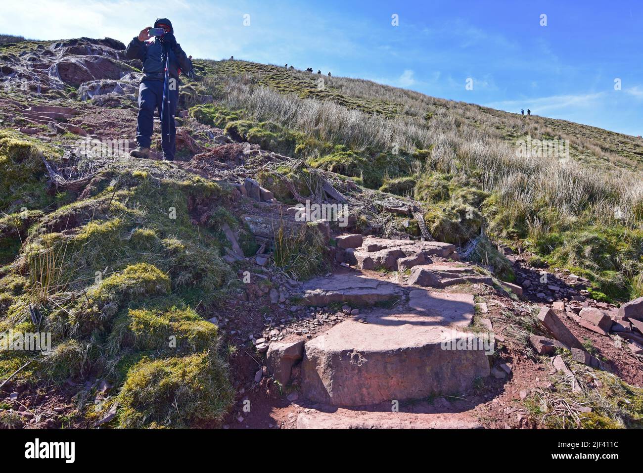 Horseshoe walk, Pen-y-Fan Stock Photo - Alamy