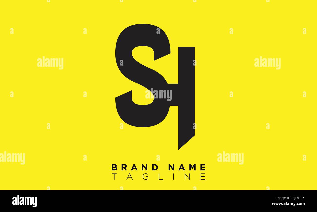 Sh Alphabet Letters Initials Monogram Logo Stock Vector Image And Art Alamy