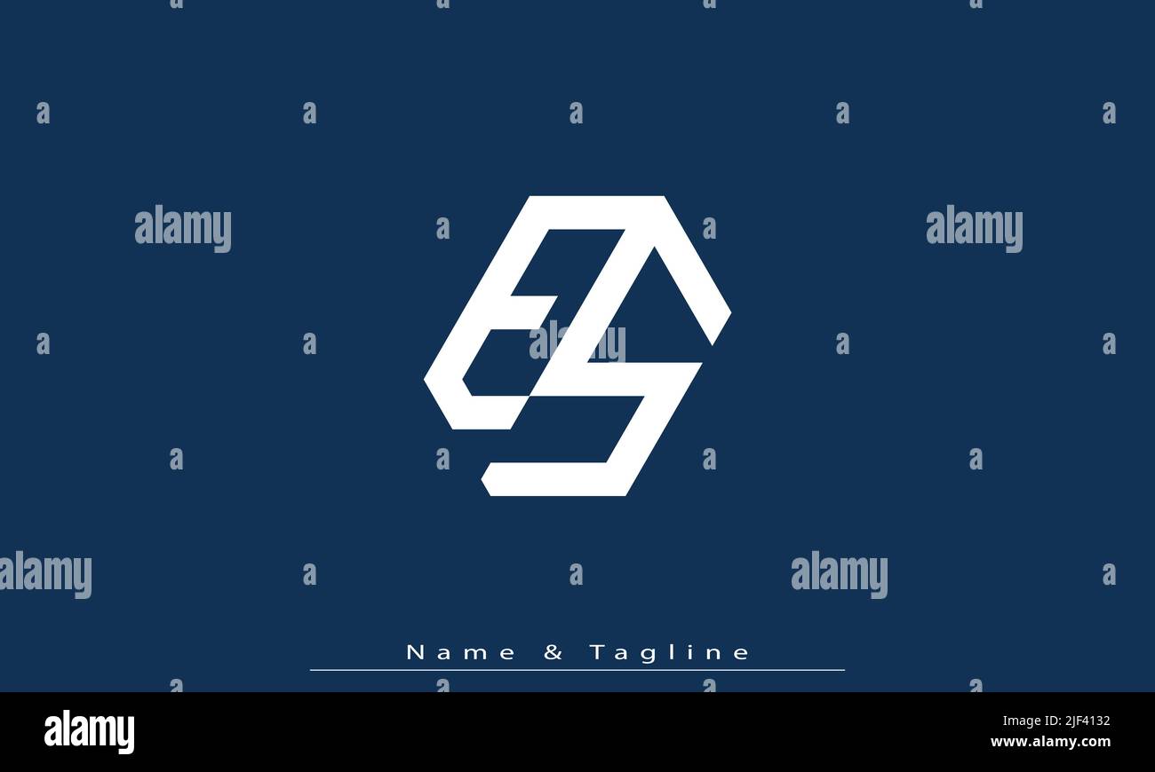 Letter es logo Stock Vector Images - Alamy