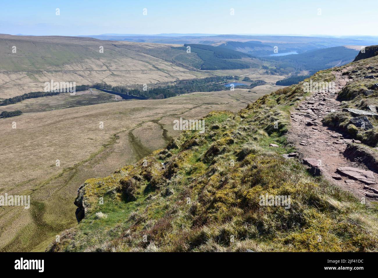 Horseshoe walk, Pen-y-Fan Stock Photo - Alamy