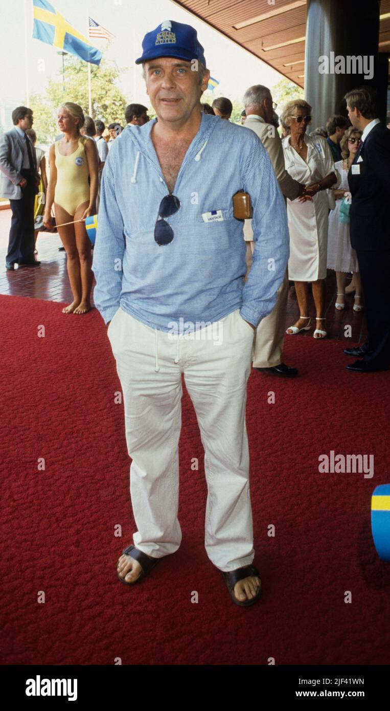 Bo Svensson Swedsih actor living in Los Angeles 1984 at a reception at ...