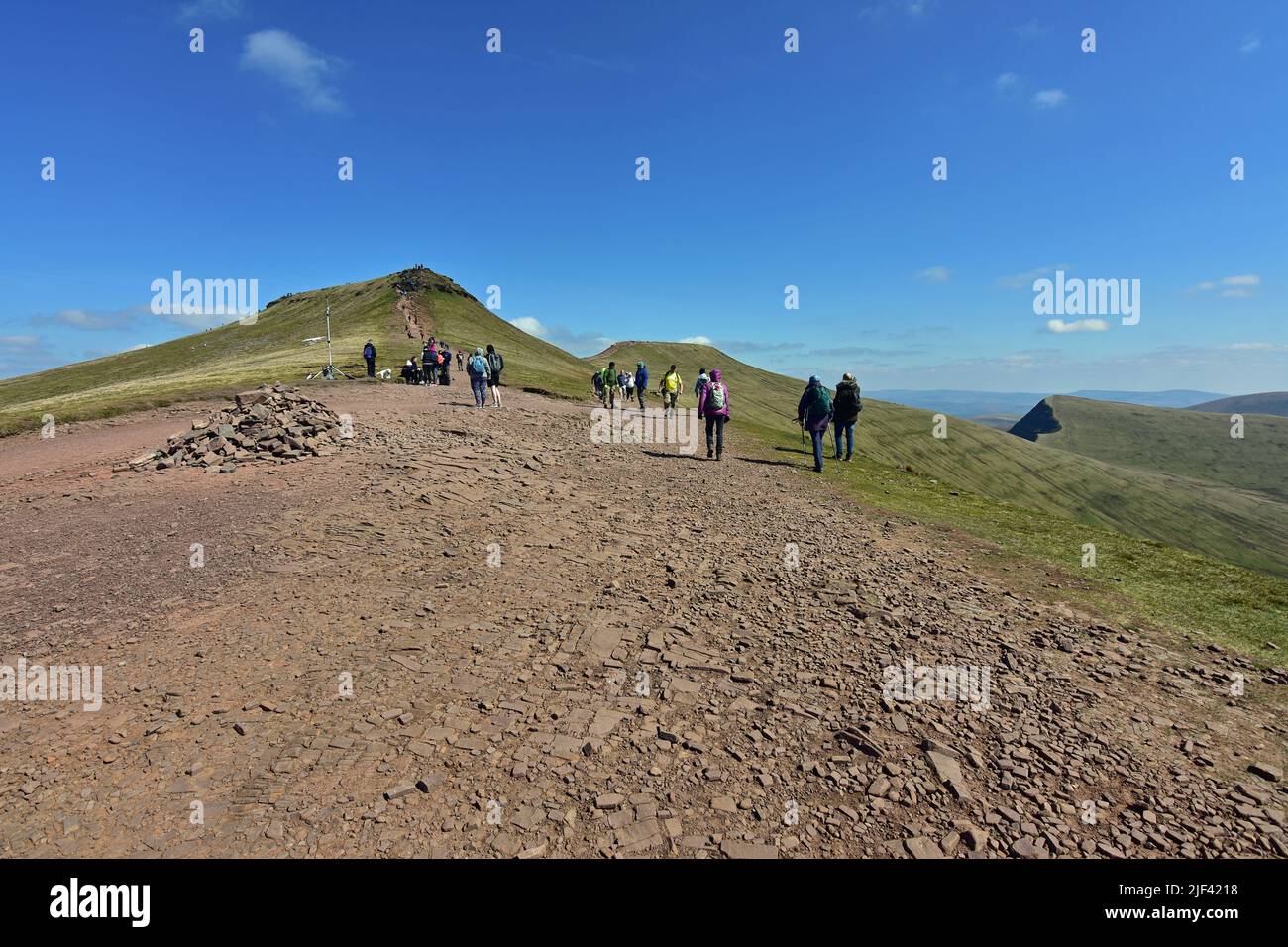 Horseshoe walk, Pen-y-Fan Stock Photo - Alamy