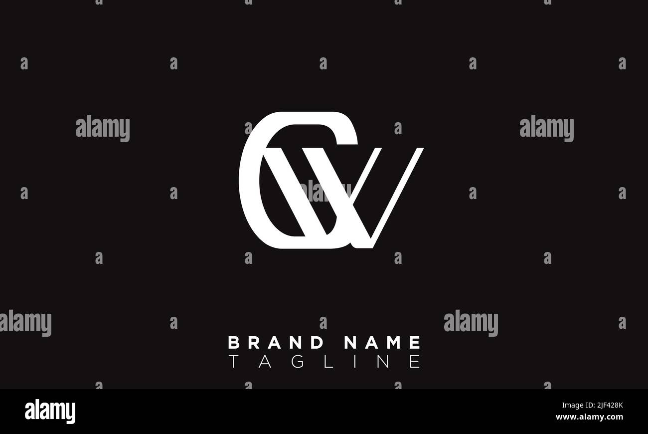 CW Alphabet letters Initials Monogram logo Stock Vector Image & Art - Alamy