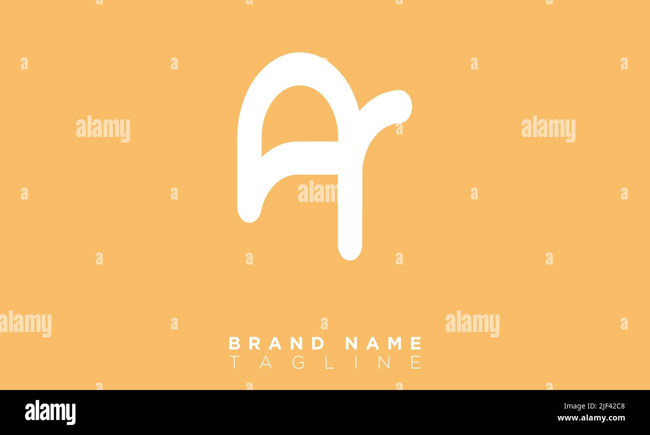 AR Alphabet letters Initials Monogram logo Stock Vector Image & Art - Alamy