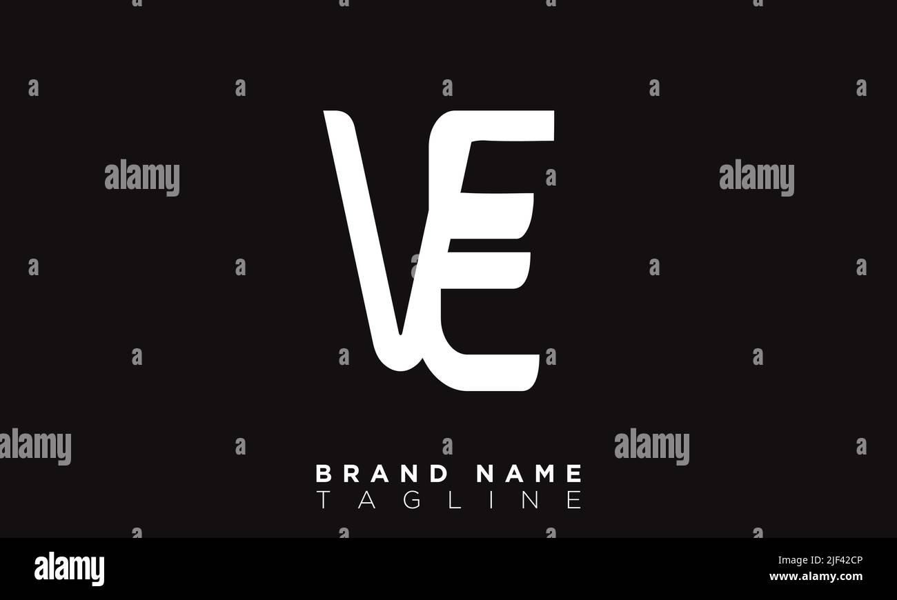 VE Alphabet letters Initials Monogram logo Stock Vector Image & Art - Alamy