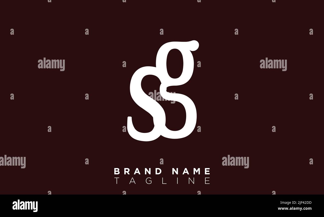 SG Alphabet letters Initials Monogram logo Stock Vector Image & Art - Alamy