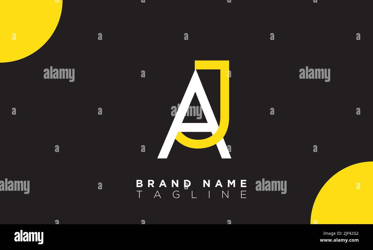 AJ Alphabet letters Initials Monogram logo Stock Vector Image & Art - Alamy