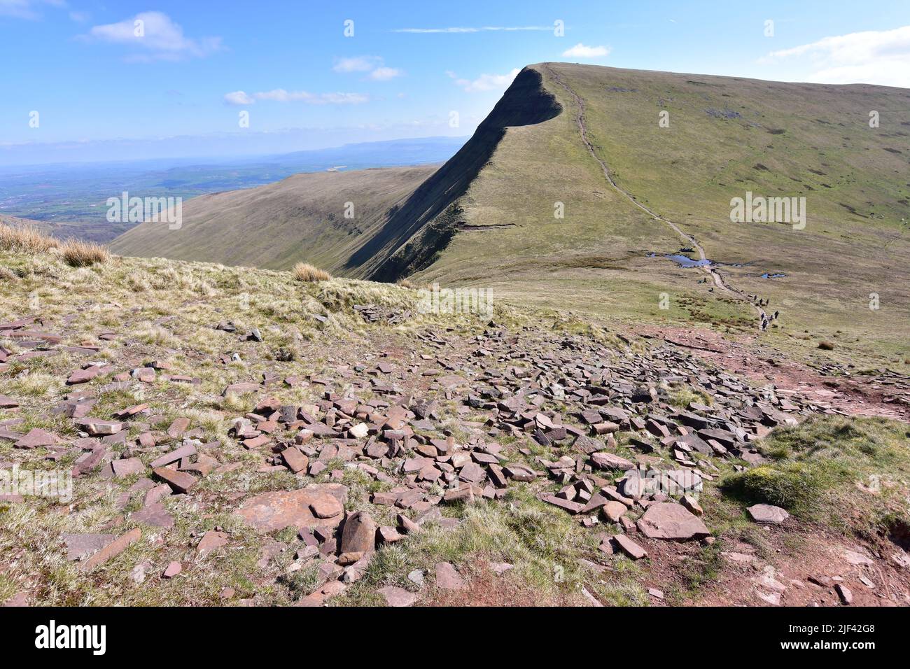 Horseshoe walk, Pen-y-Fan Stock Photo - Alamy