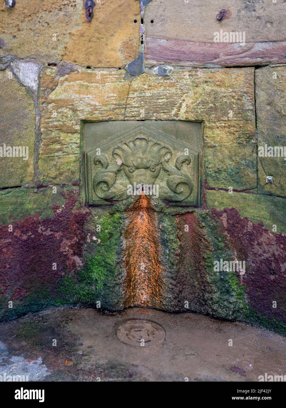 The Spaw for townspeople. Site of old water supply for the people of ...