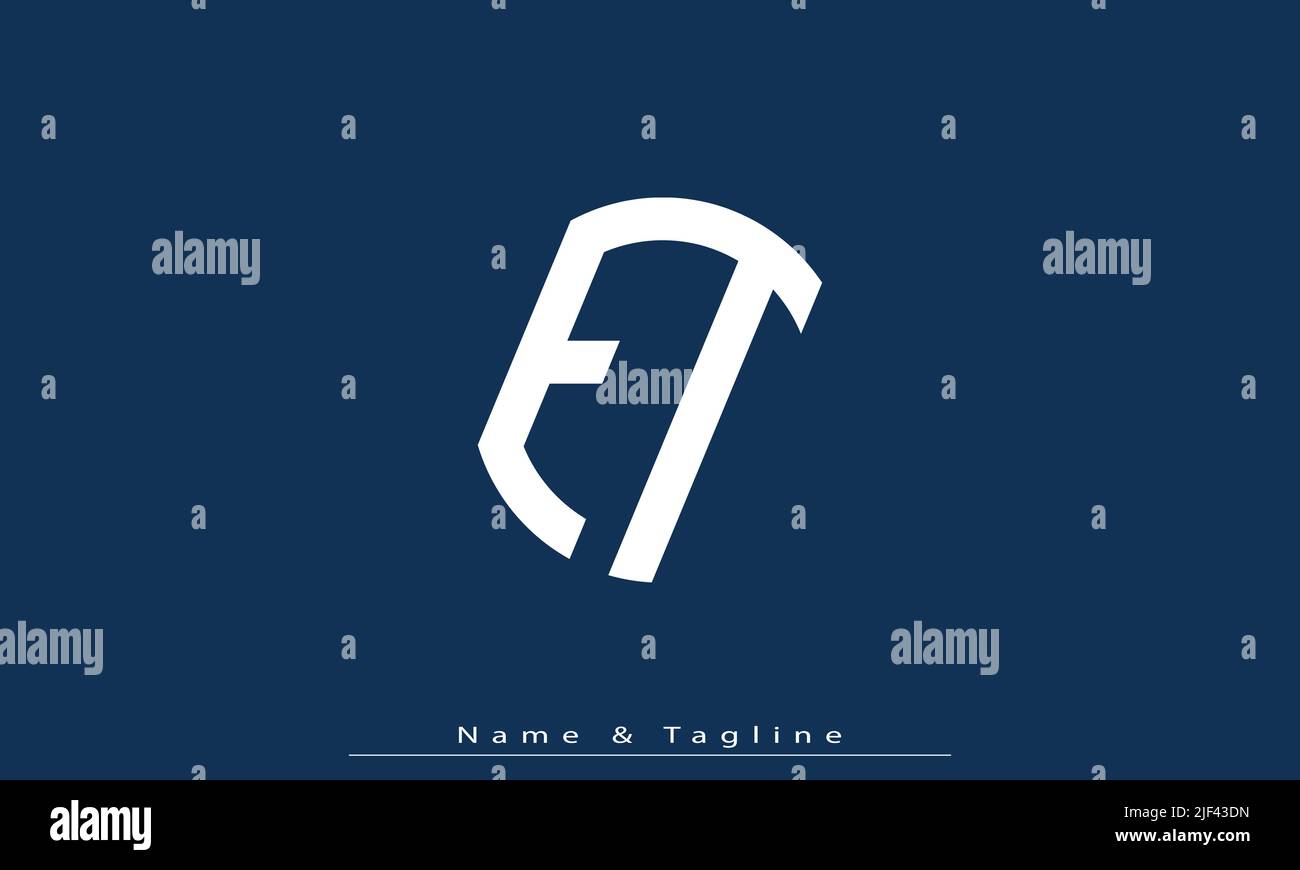 Letter et logo Stock Vector Images - Alamy