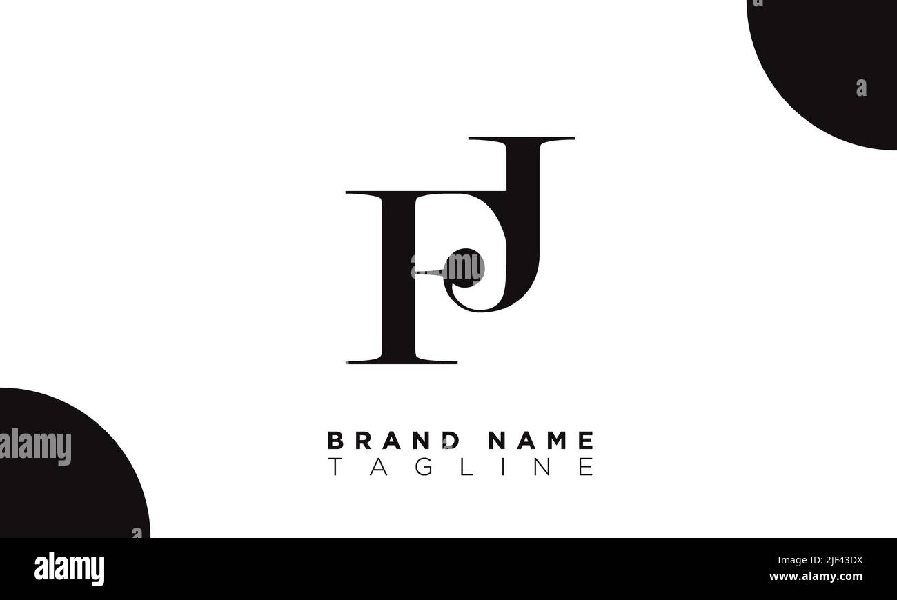 FJ Alphabet letters Initials Monogram logo Stock Vector Image & Art - Alamy