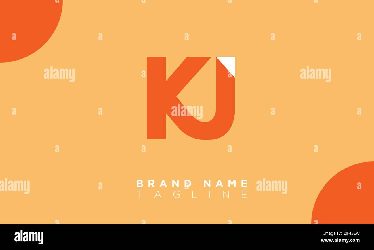 KJ Alphabet letters Initials Monogram logo Stock Vector Image & Art - Alamy