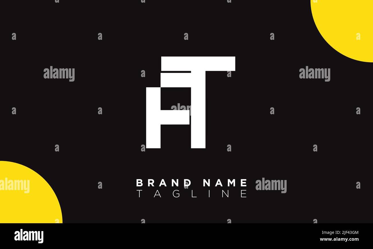 FT Alphabet letters Initials Monogram logo TF, F and T Stock Vector ...