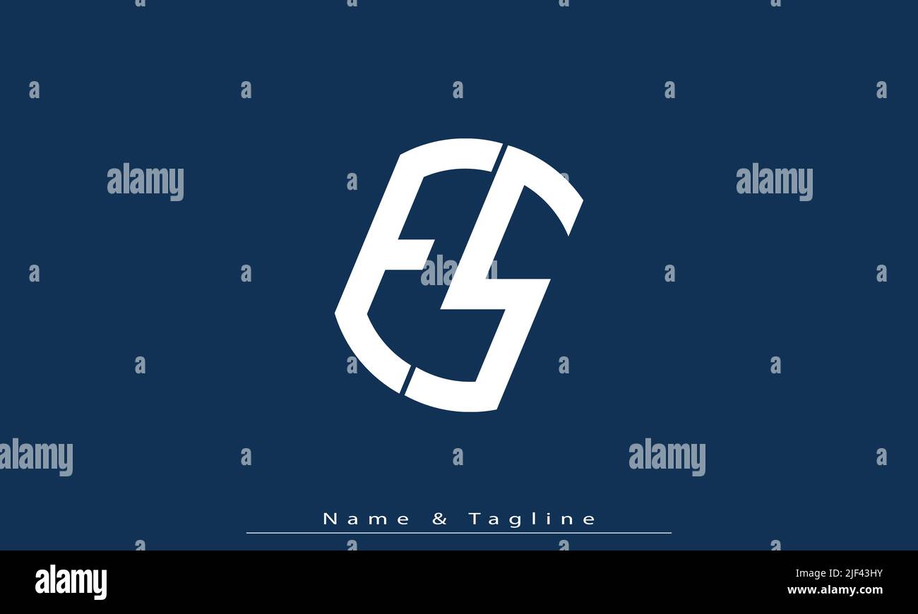 Letter es logo hi-res stock photography and images - Alamy