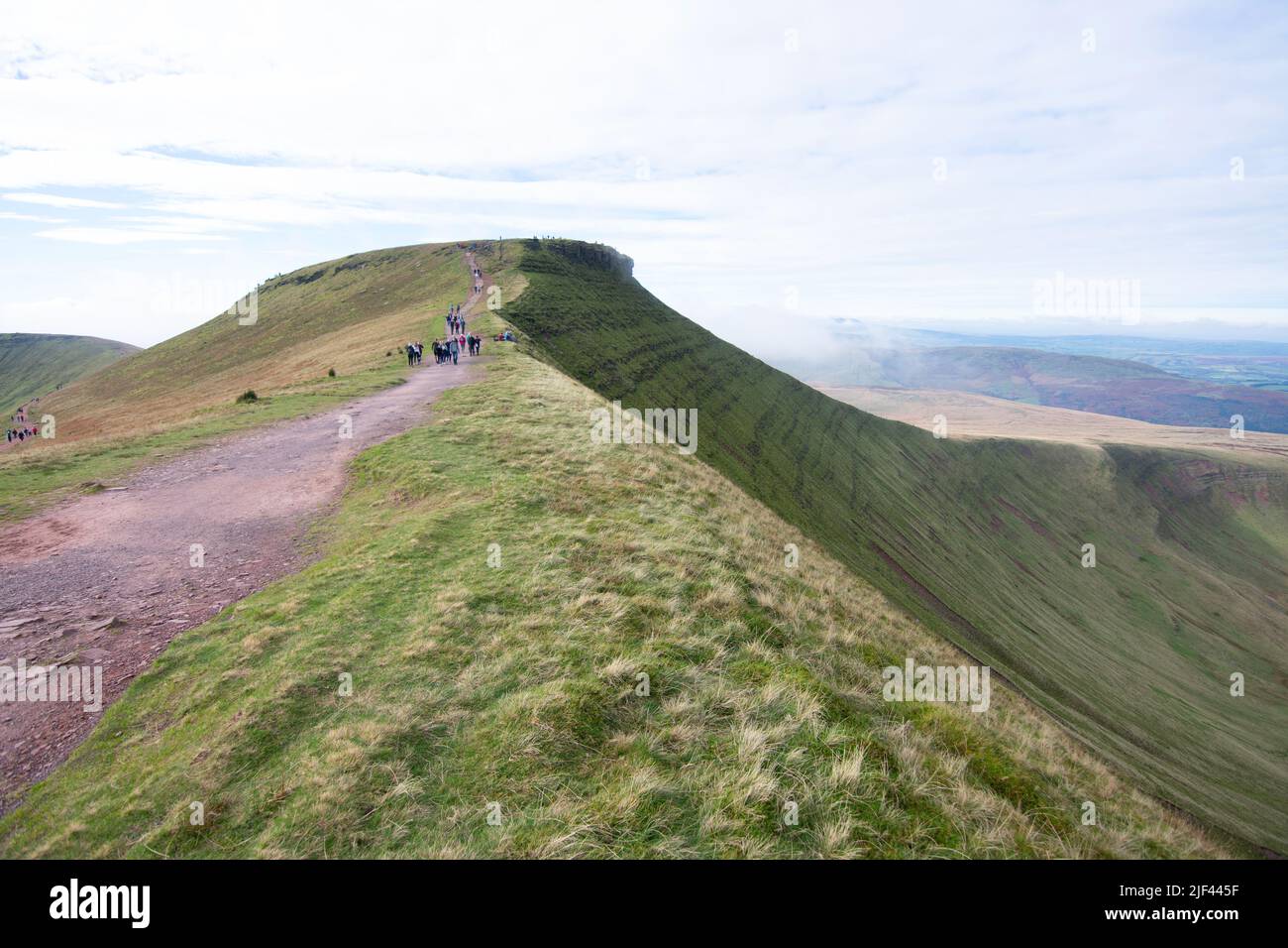 Horseshoe walk, Pen-y-Fan Stock Photo - Alamy