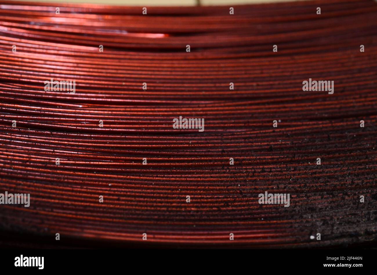 Background Texture of Orange Copper Electrical Wire Stock Photo - Alamy