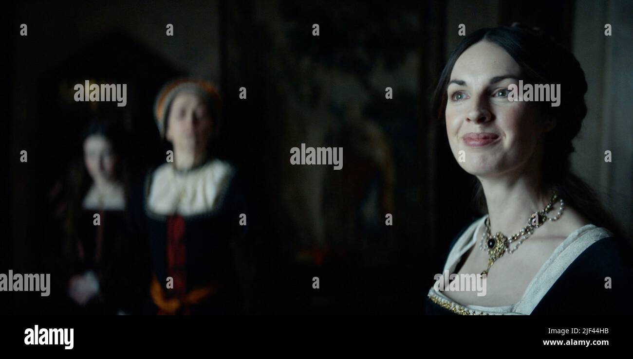 Los Angeles.CA.USA. Jessica Raine as Catherine Parr (right) in a scene ...