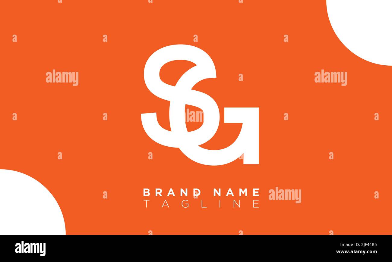 SG Alphabet letters Initials Monogram logo Stock Vector Image & Art - Alamy