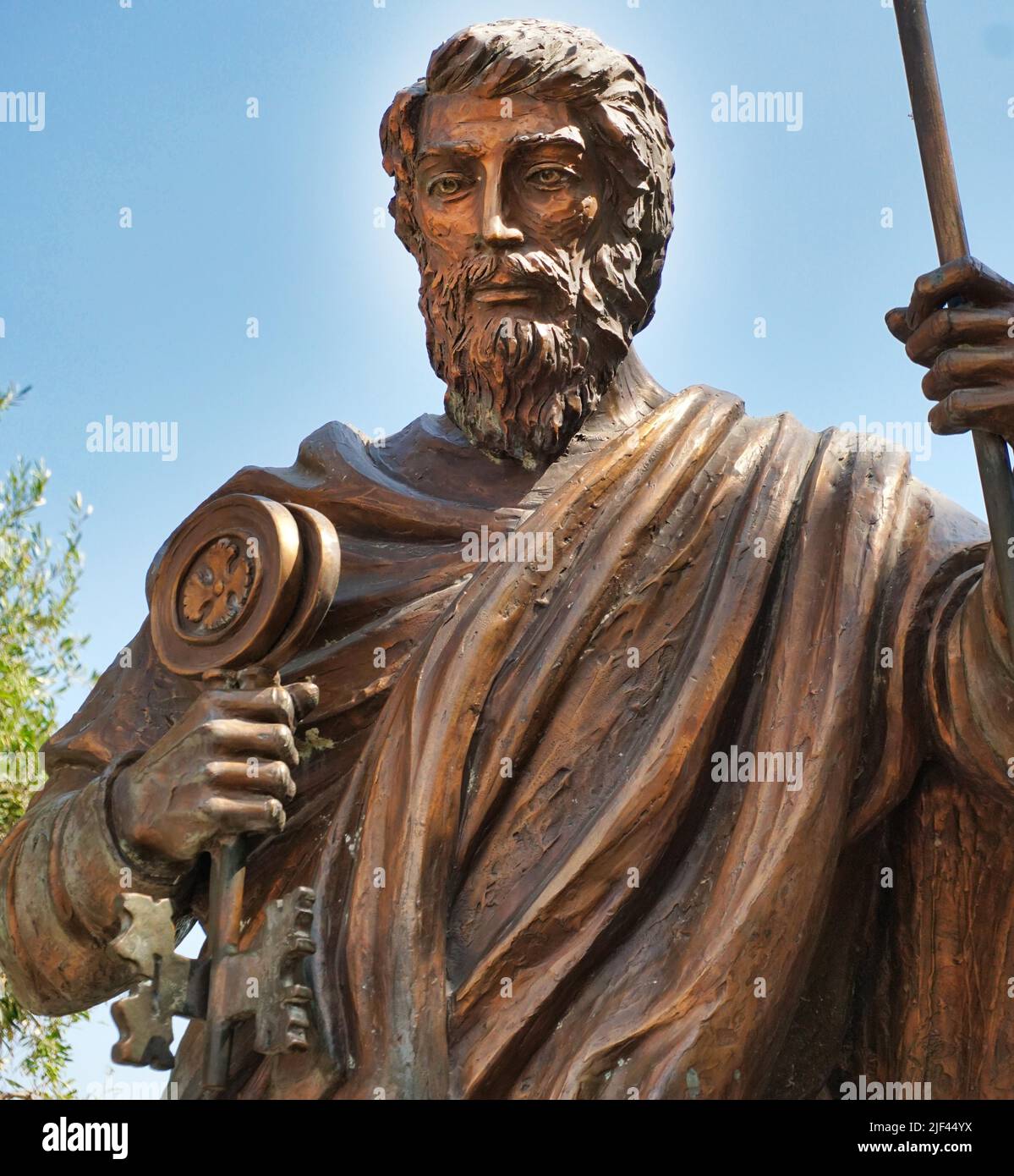 Statue of st peter capernaum hi-res stock photography and images - Alamy