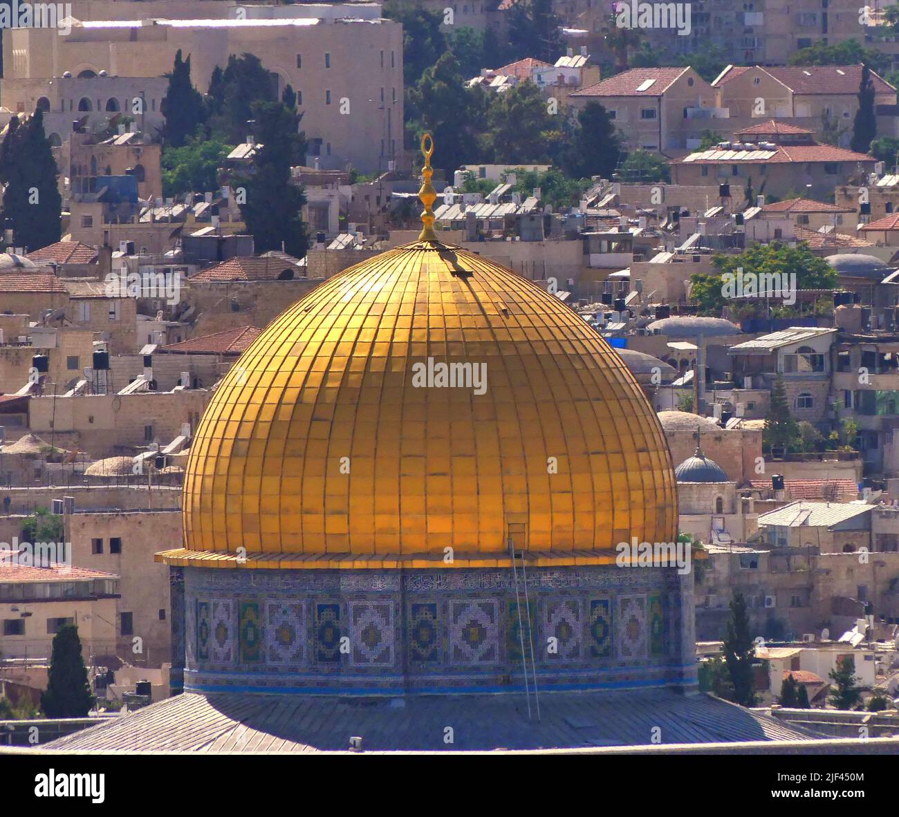 The Dome of the Rock is an Islamic shrine in the Old City of Jerusalem ...