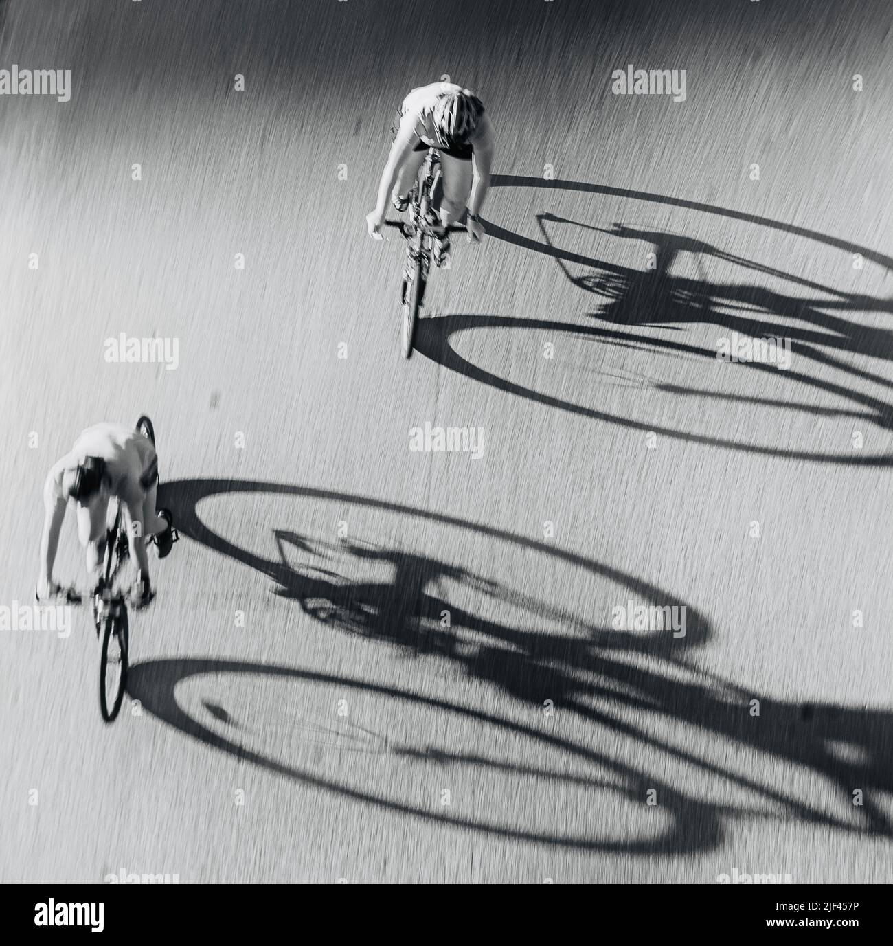 Bicycle bike shadows shadow hi-res stock photography and images - Alamy