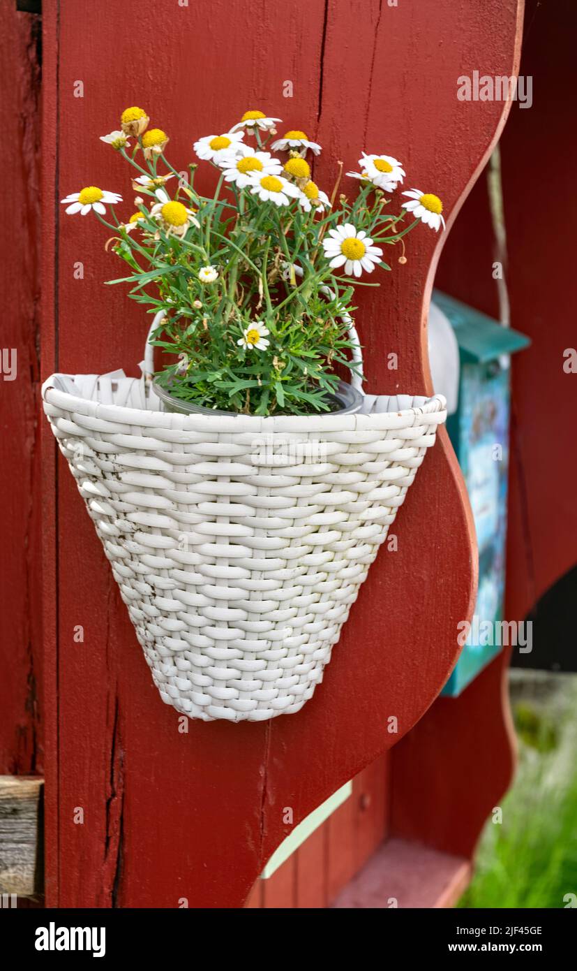 Whicker basket hi-res stock photography and images - Alamy