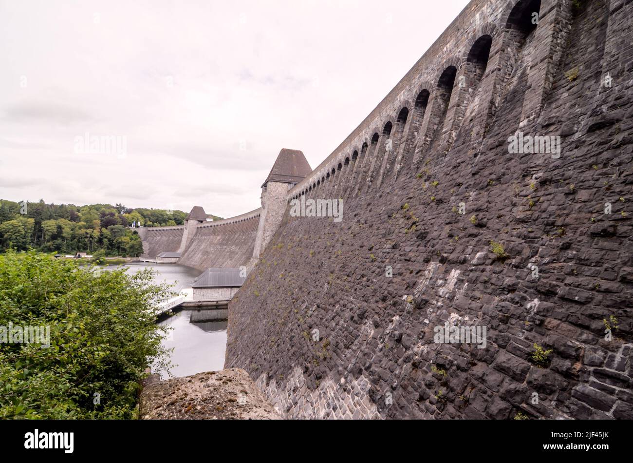 Mohnesee Westfalia Delecke European German Water Dam Stock Photo - Alamy