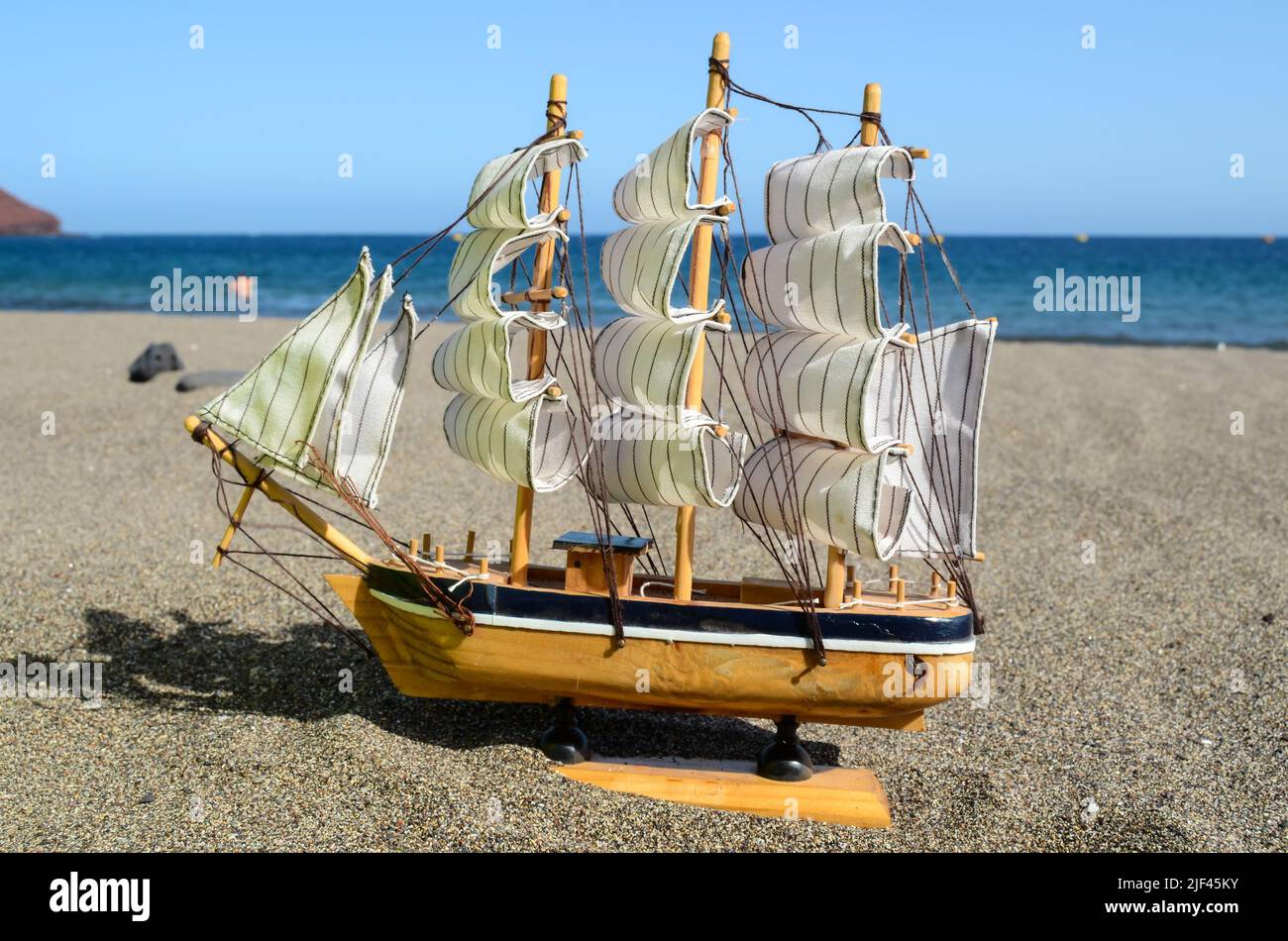 Ship toy model hi-res stock photography and images - Alamy