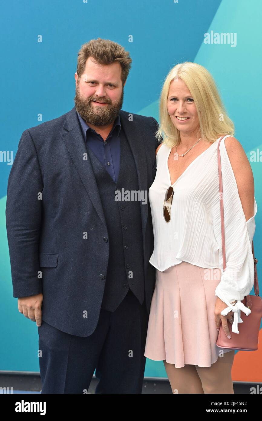 Munich, Deutschland. 28th June, 2022. Antoine MONOT JR (actor), with ...