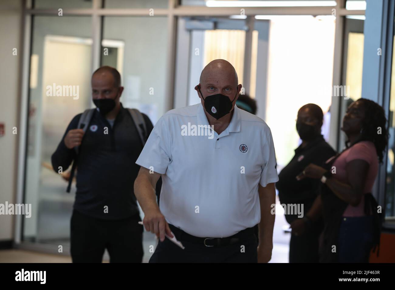 Clippers owner Steve Ballmer during the Michelle & Barack Obama Sports ...