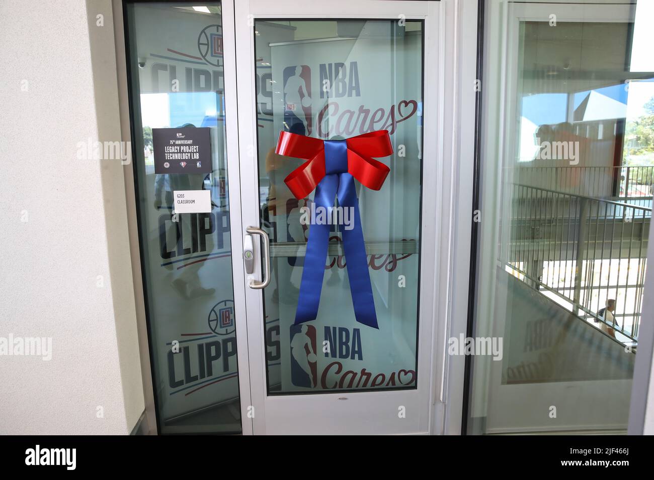 New technology room during the Michelle & Barack Obama Sports Complex ...