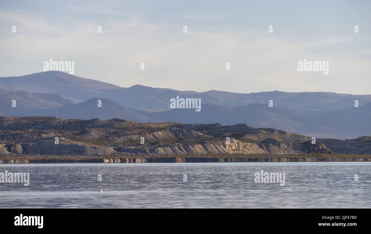 Desert American Mountain Landscape at Mono Lake Stock Photo - Alamy
