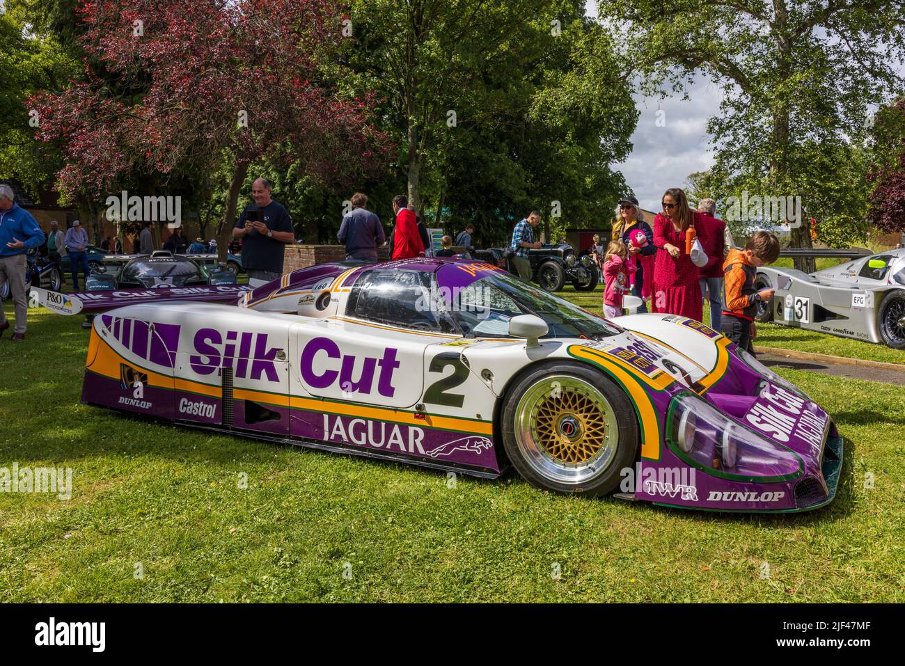 1988 24 hours of Le Mans winning Jaguar XJR-9 on display at the ...