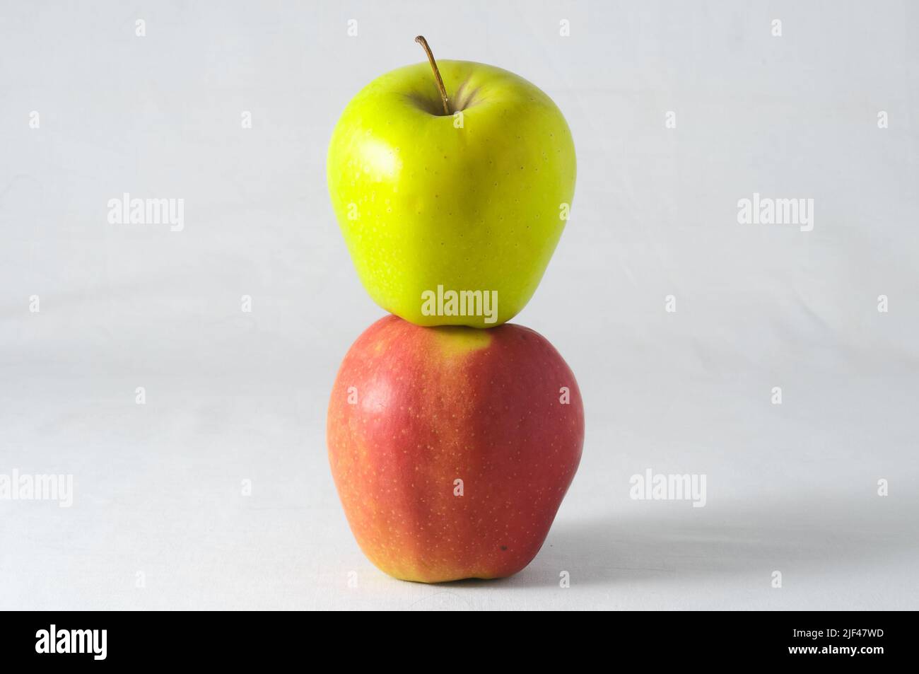 Very Ripe Healthy Apple on a White Background Stock Photo - Alamy