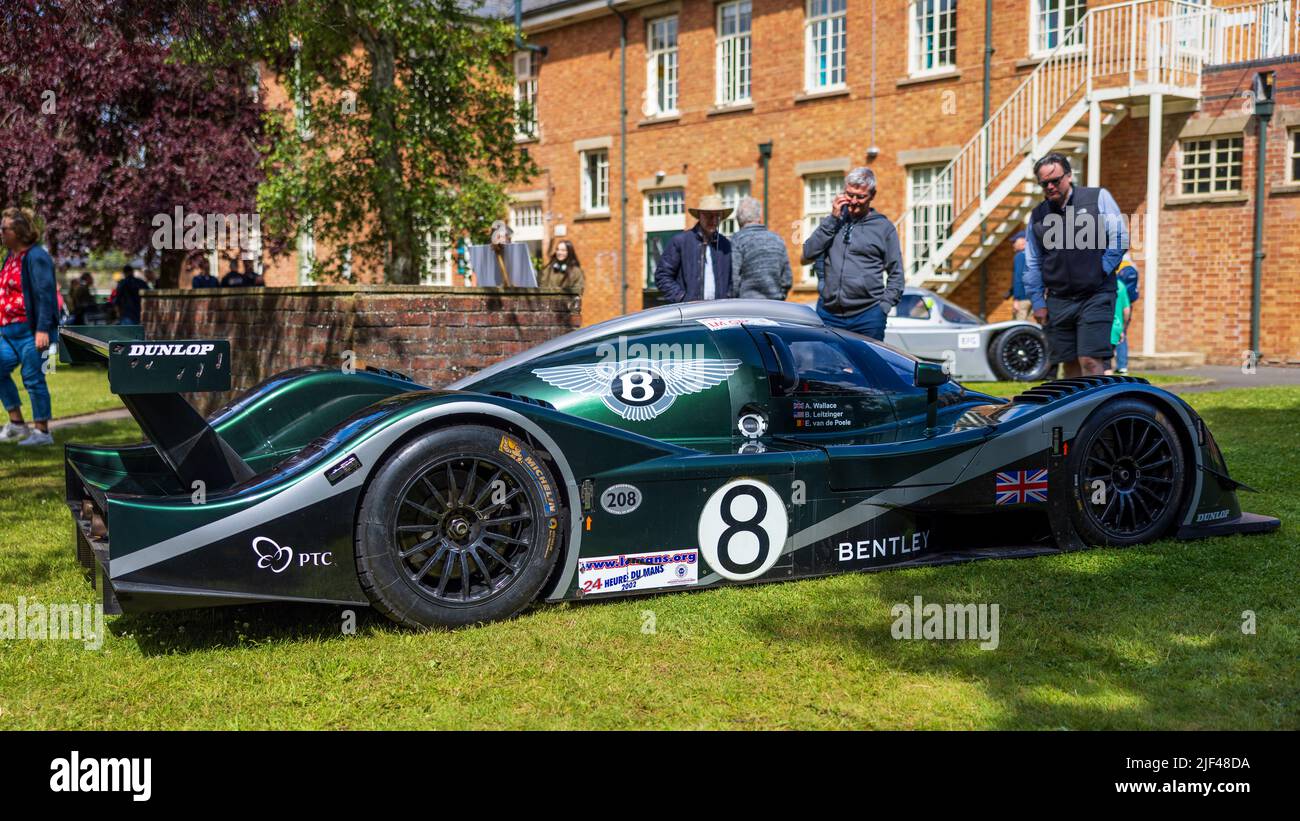 20-2 Bentley EXP Speed 8, on display at the Bicester Heritage Centre on ...