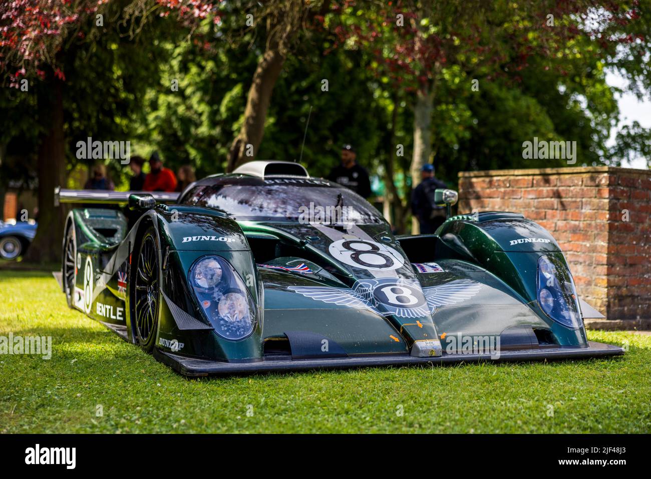 20-2 Bentley EXP Speed 8, on display at the Bicester Heritage Centre on ...