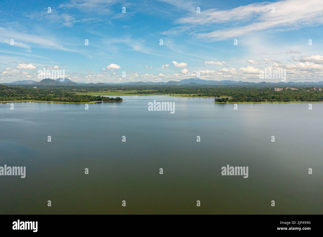 Aerial view sorabora lake in hi-res stock photography and images - Alamy