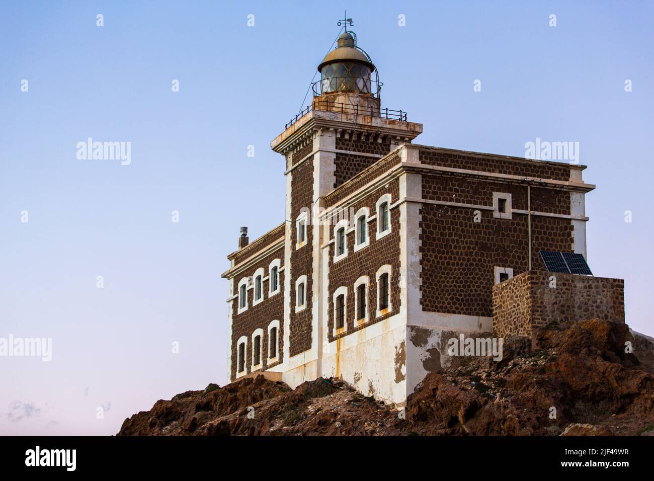 Cape Three Forks on the Mediterranean coast of northeastern Morocco ...